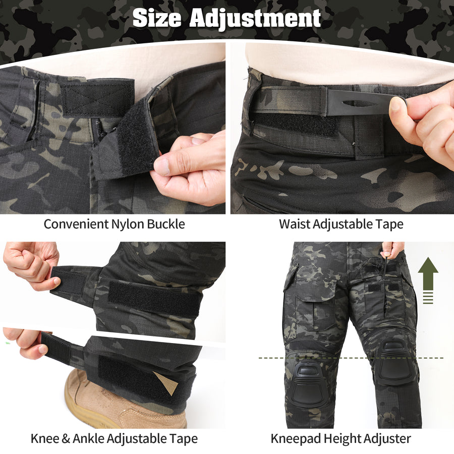 G3 Pro Combat Clothing Suit Men's Tactical Uniform Dark Camo – TWS USA