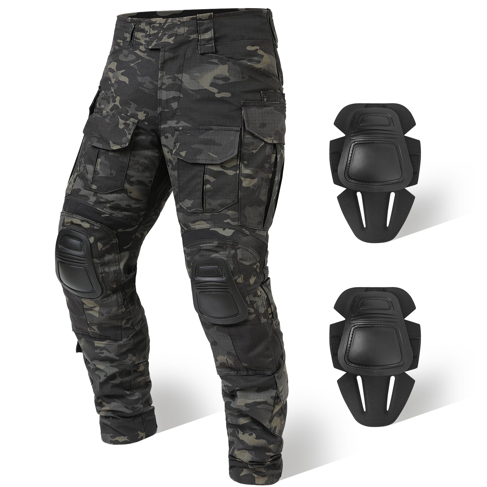 G3 Pro Combat Pants with Knee Pads – Camouflage Rip-Stop – TWS USA
