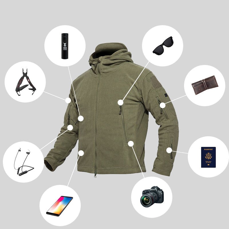 Archon Warm Fleece Hooded Tactical Military Jacket Coat – TWS USA