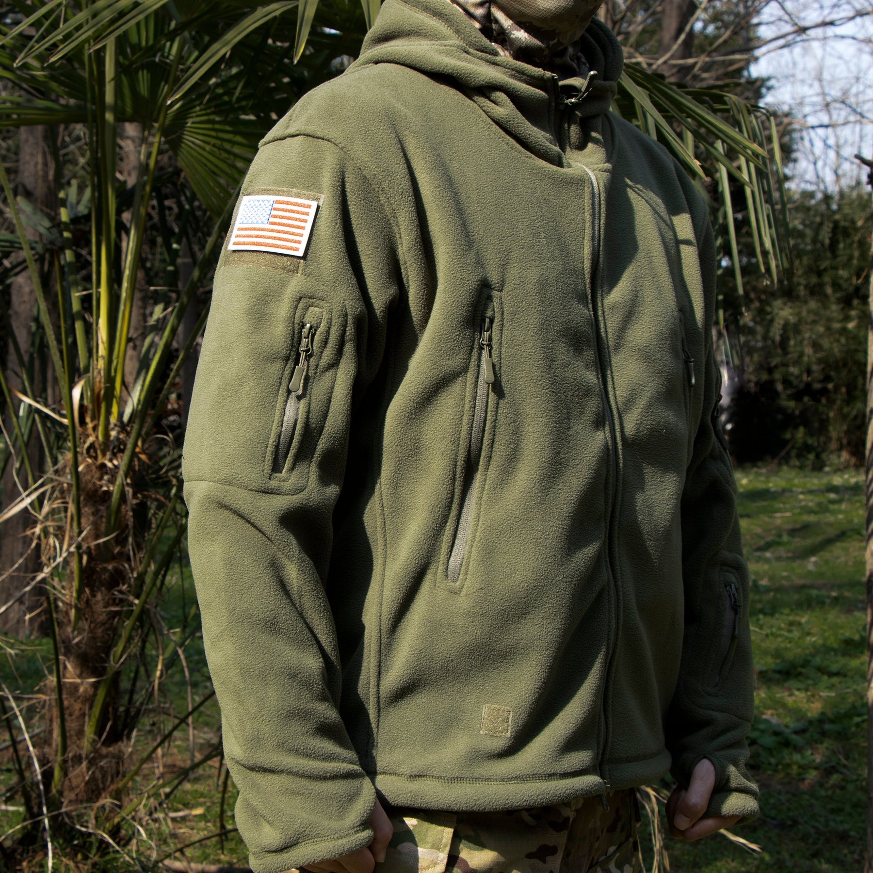 Archon Warm Fleece Hooded Tactical Military Jacket Coat – TWS USA